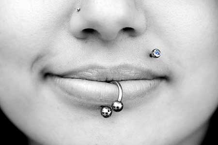 Piercing na Boca (Fotos, Modelos, Cuidados, Joias, Imagens)