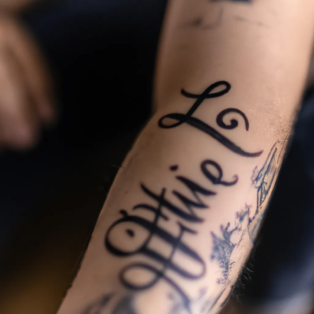 Descubra o Significado das Tatuagens de Letras e Inspire-se!