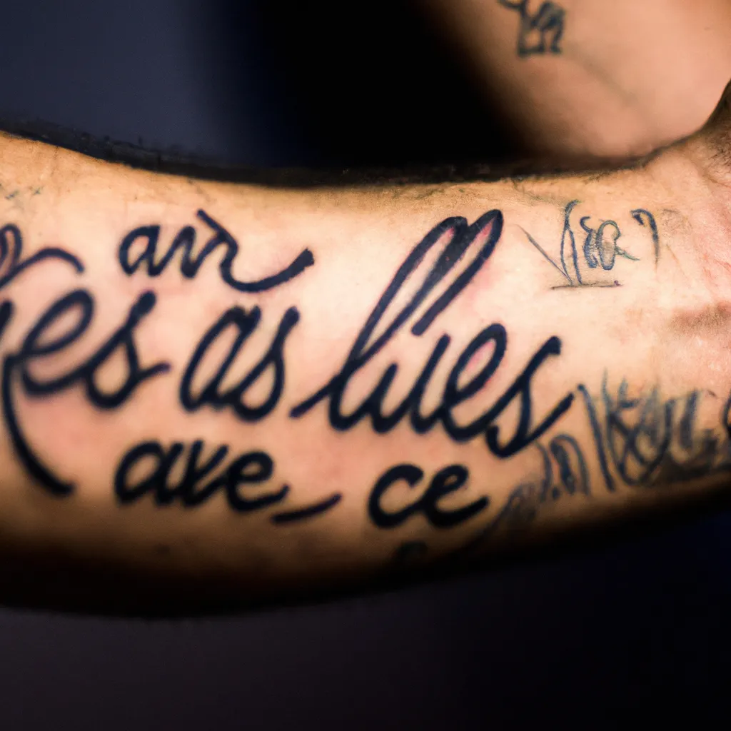 Descubra o Significado das Tatuagens de Letras e Inspire-se!