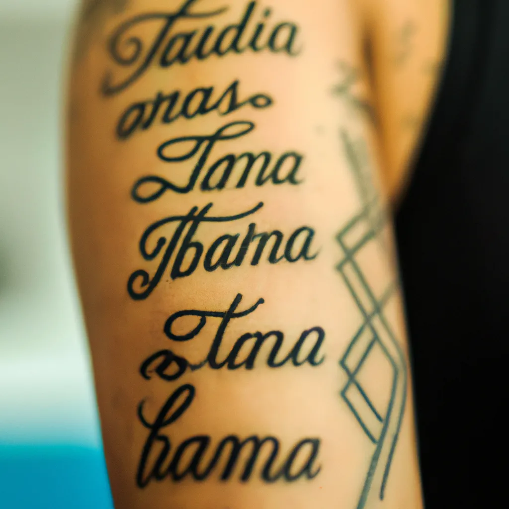 Descubra o Significado das Tatuagens de Letras e Inspire-se!