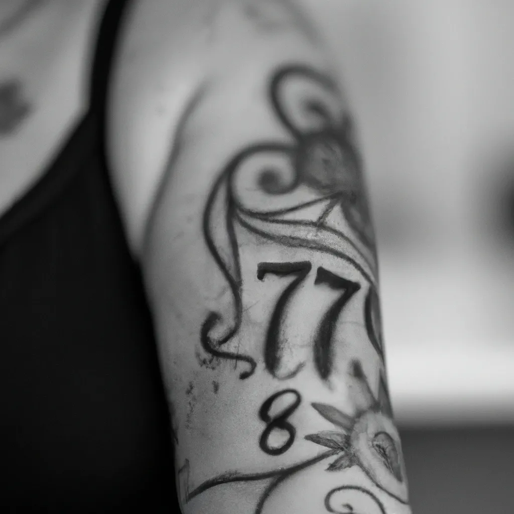 Tatuagens de Números: Descubra as Tendências do Momento!