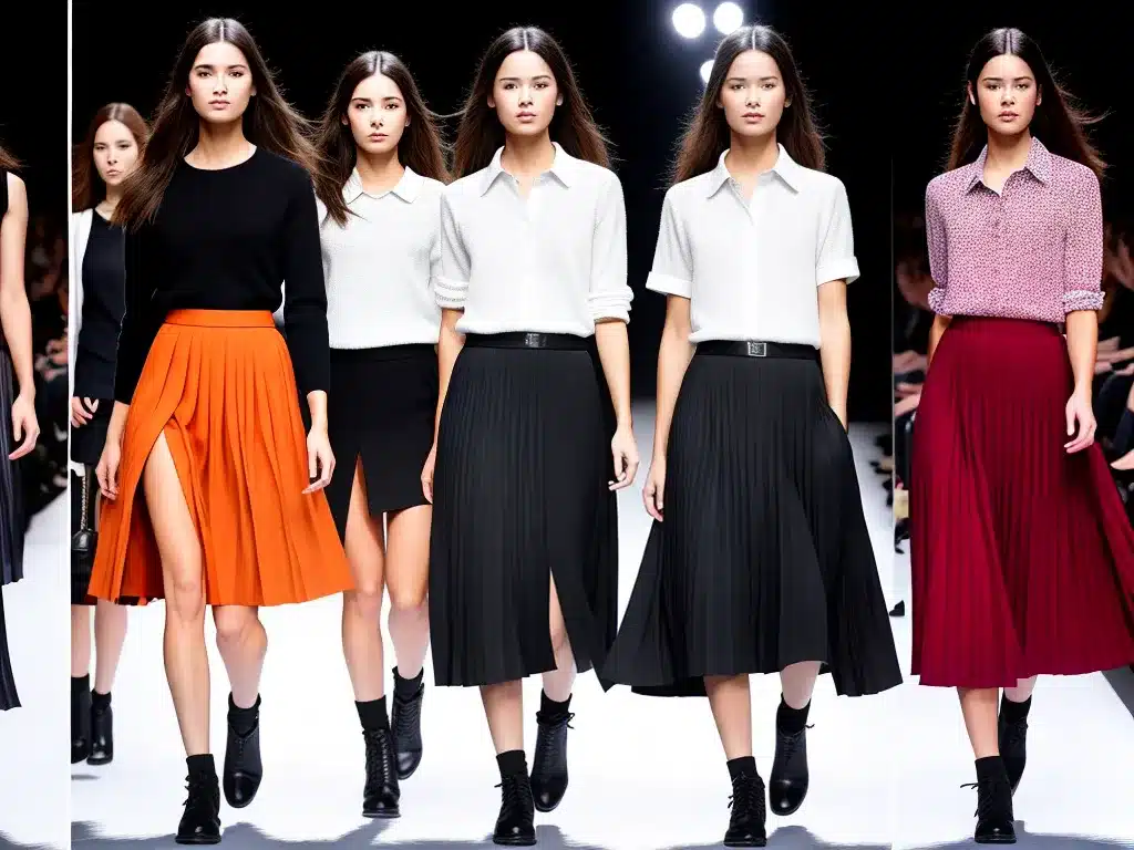 Saias: A Essência da Moda das Modelos.