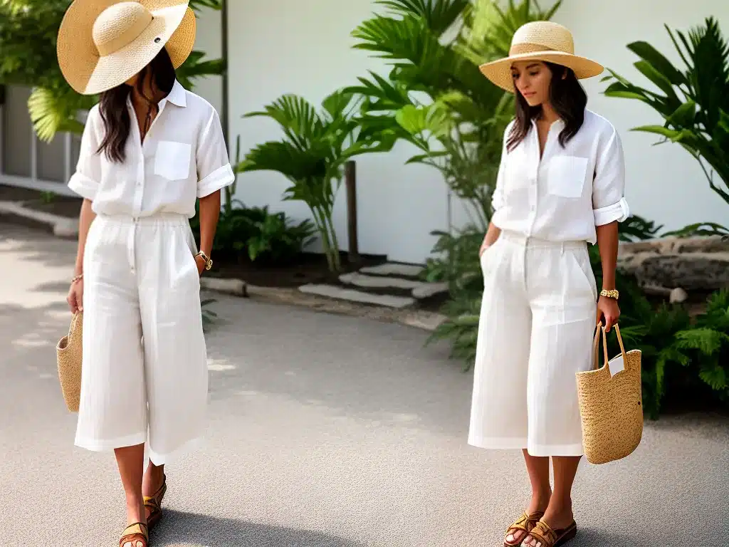 Estilo Fresco: Look com Peças em Linho