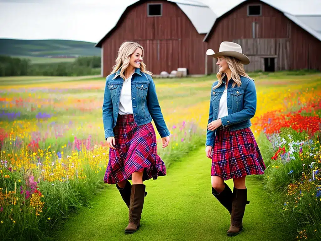 Country Chic: A moda das saias western.