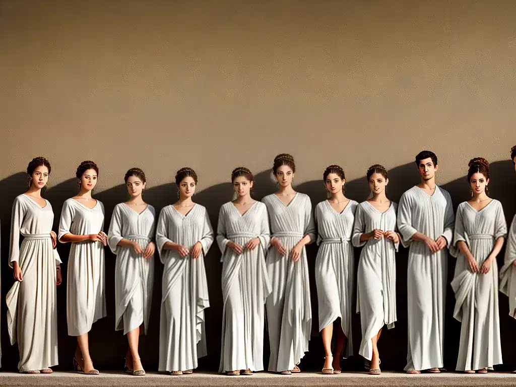 Drapeados e Túnicas: Moda na Grécia Antiga