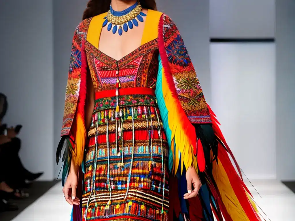 Indígenas na Moda: Uma Inspiração Cultural
